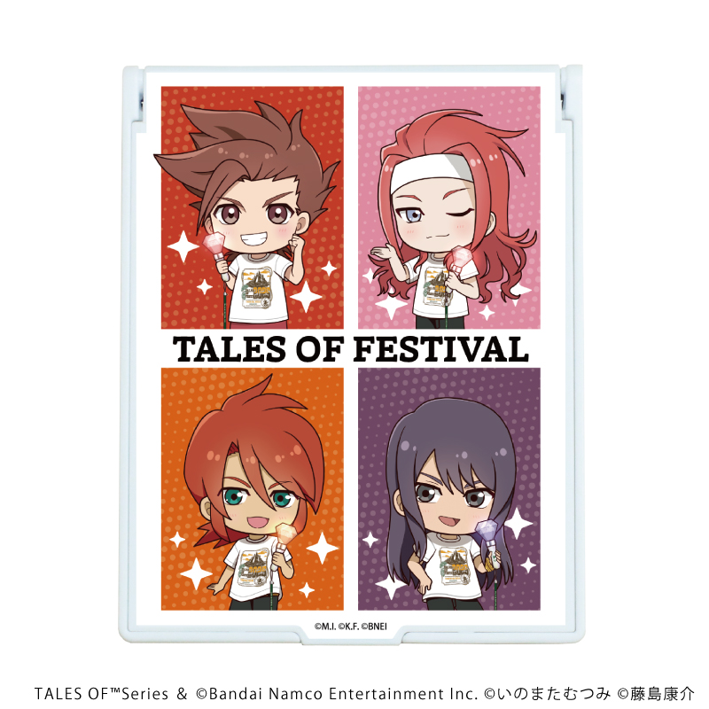 【A3】デカキャラミラー「『テイルズ オブ』シリーズ」01/コマ割りデザイン（公式デフォルメイラスト） | フィギュア・ホビー問屋 卸・仕入れならLEXACT for Business