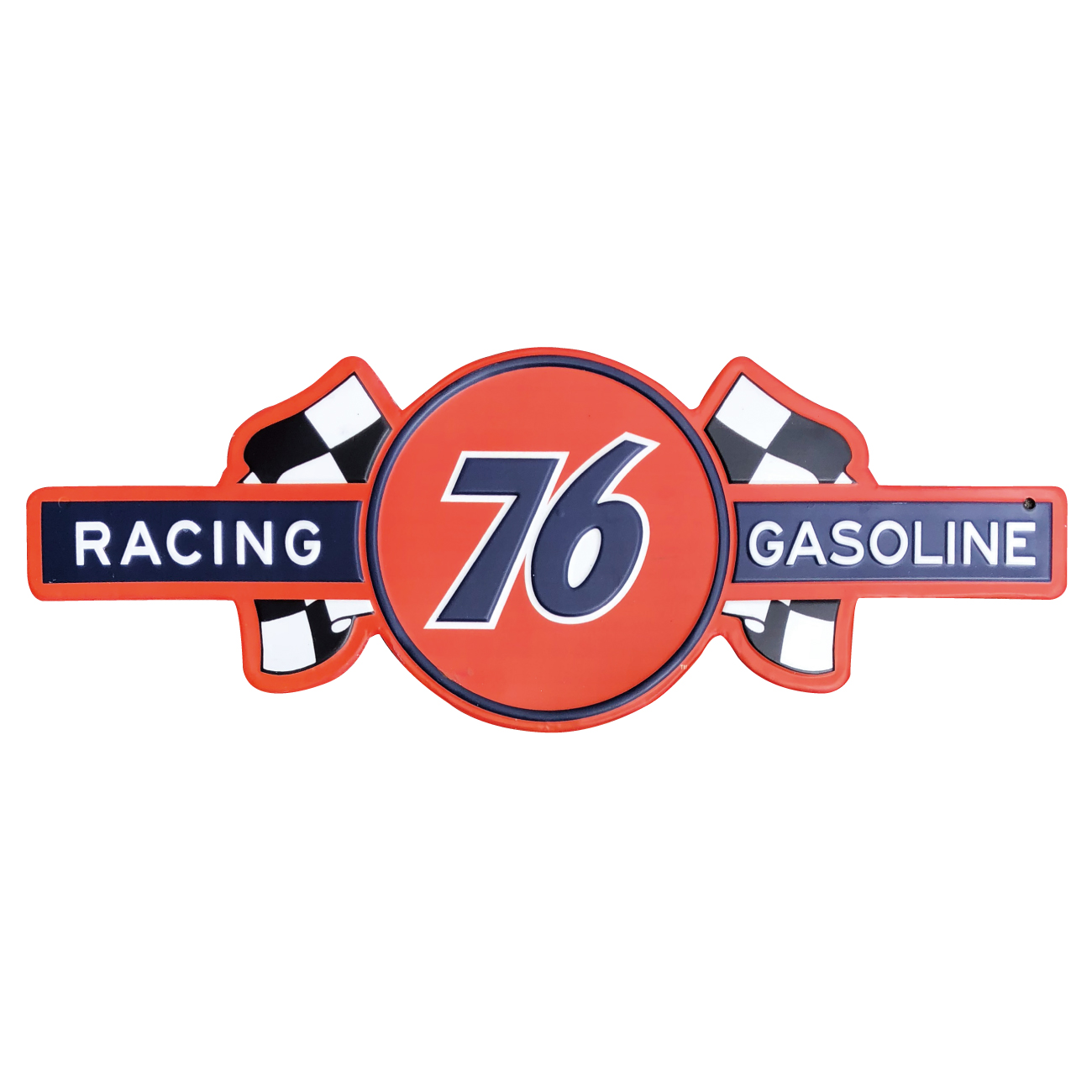 US EMBOSSED SIGN / 76 RACING GASOLINE | アメリカン雑貨の仕入れならunitewholesale